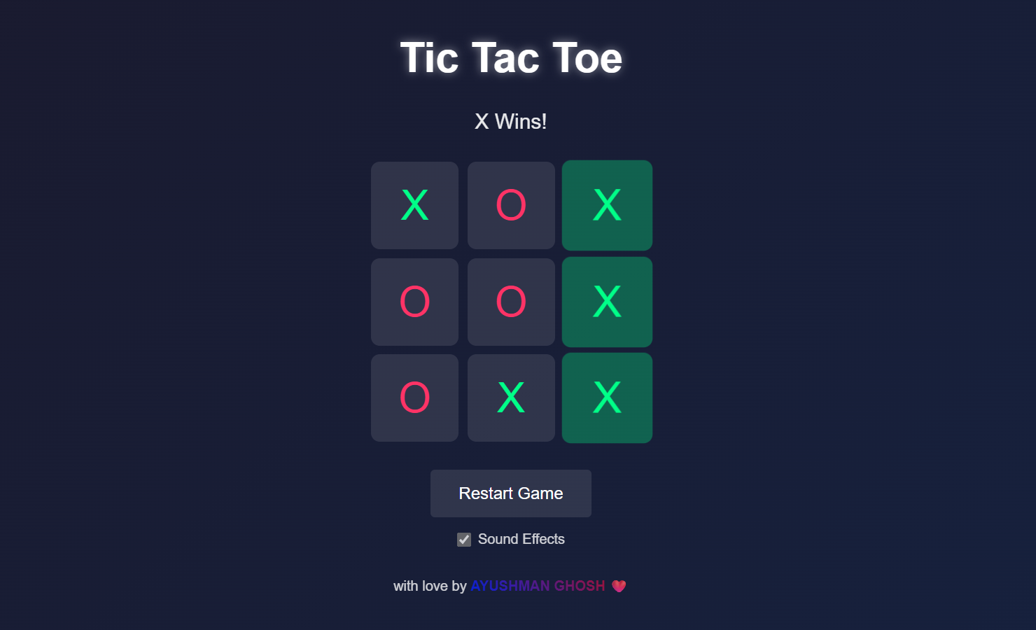 AYUSHMAN GHOSH - Projects